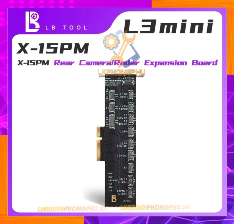 Mạch Fix Camera Sau Dùng Cho L3 Mini : X - 15Pro Max